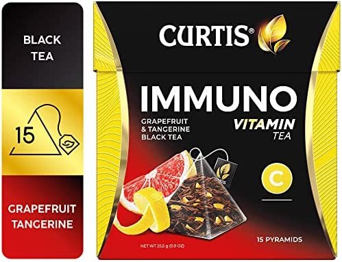 CURTIS TEA, THÉ IMMUNO AVEC VITAMINE C, THÉ NOIR DE CEYLAN ...